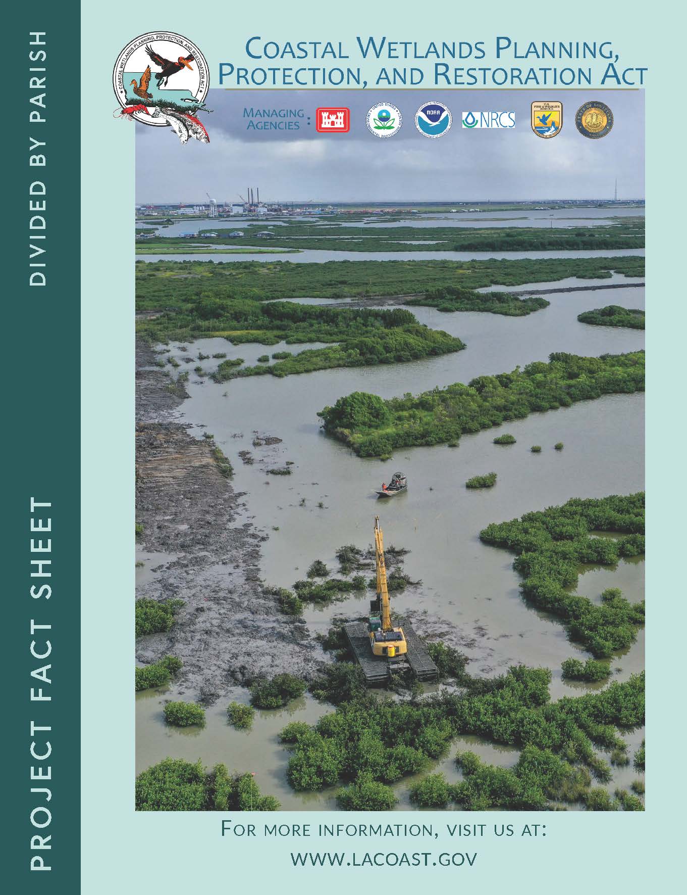 Create Your Own CWPPRA Project Fact Sheet Booklet