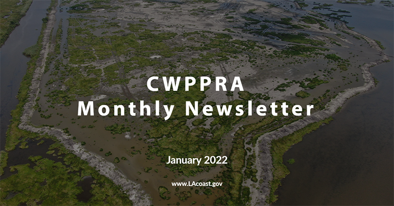 CWPPRA Newsflash - January Newsletter