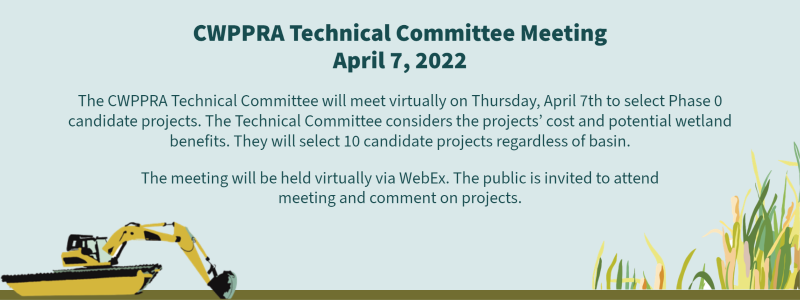 CWPPRA Newsflash - April 2022 Newsletter