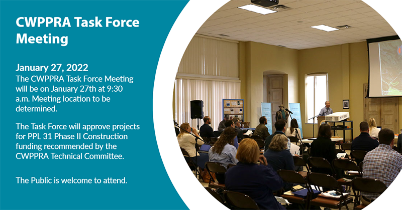 CWPPRA Newsflash - January Newsletter