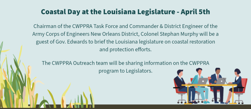 CWPPRA Newsflash - April 2022 Newsletter