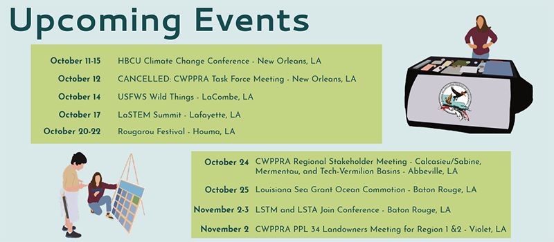 CWPPRA Newsflash - October 2023 Newsletter!