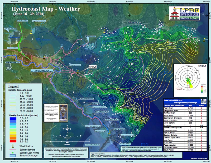 CWPPRA Newsflash - LPBF announces the release of Hydrocoast maps for ...